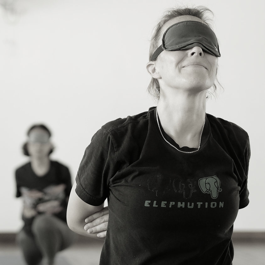 Blind Fold Yoga
