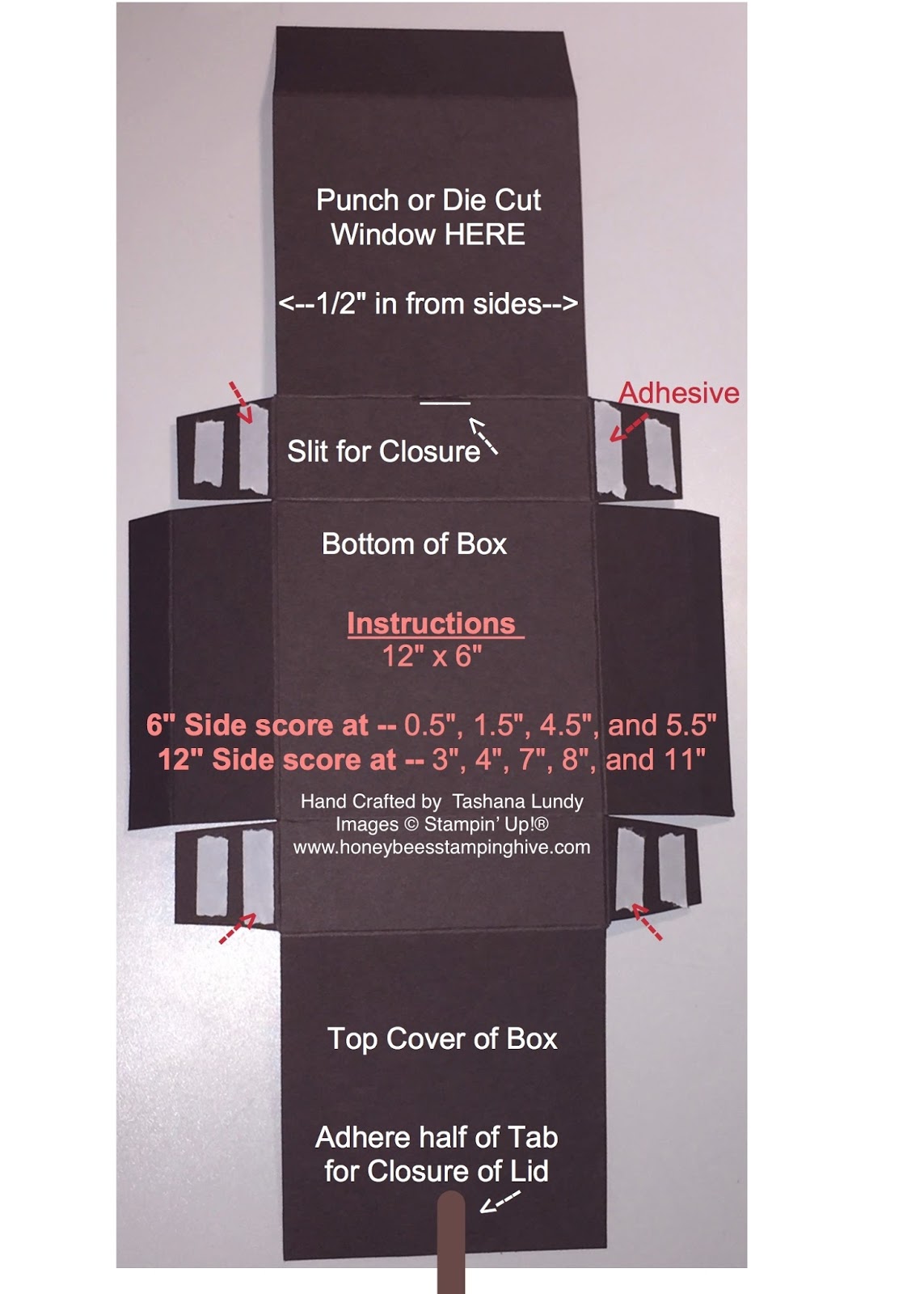 `: Sweet Peppermint Nugget Box with Instructions