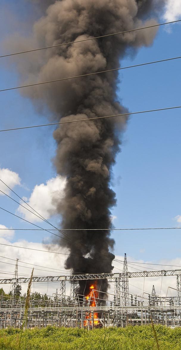 A transformer caught fire at a Puget Sound Energy substation in the ...