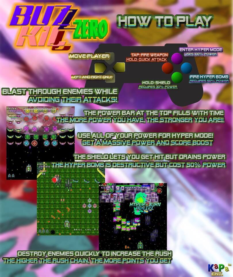 STG News / SHMUP News: Buzz Kill Zero cheat sheet
