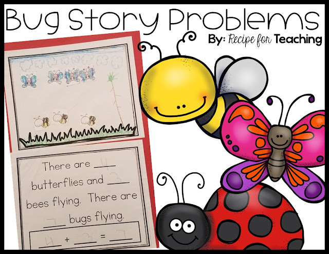 Bug Story Problems - Recipe for Teaching