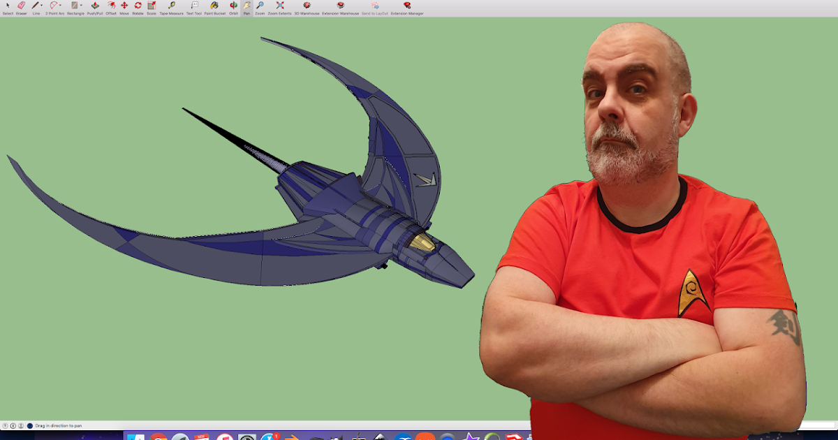 Comic-Making Tutorial 006 – Build a Spaceship (in SketchUp)