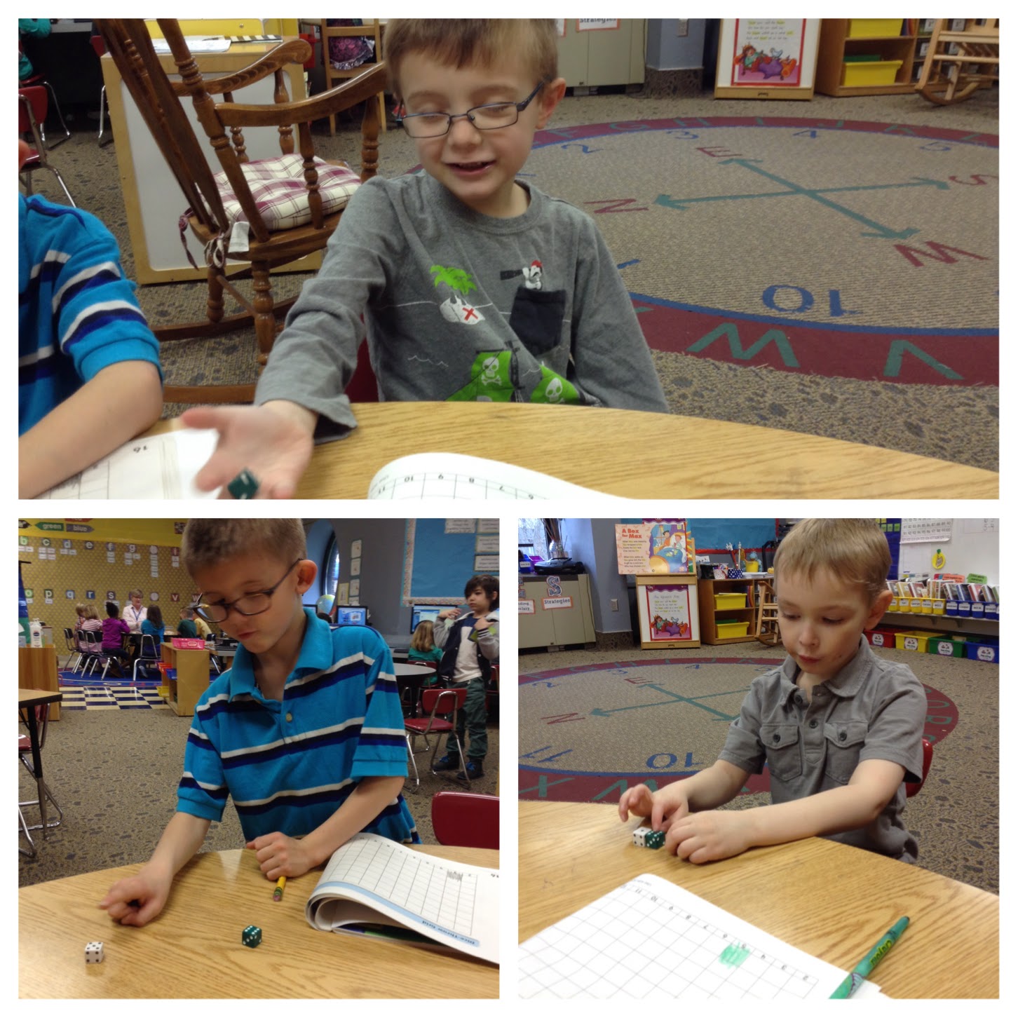 Kindergarten with Mrs. Trammell: Roll, Count, Add, and Graph