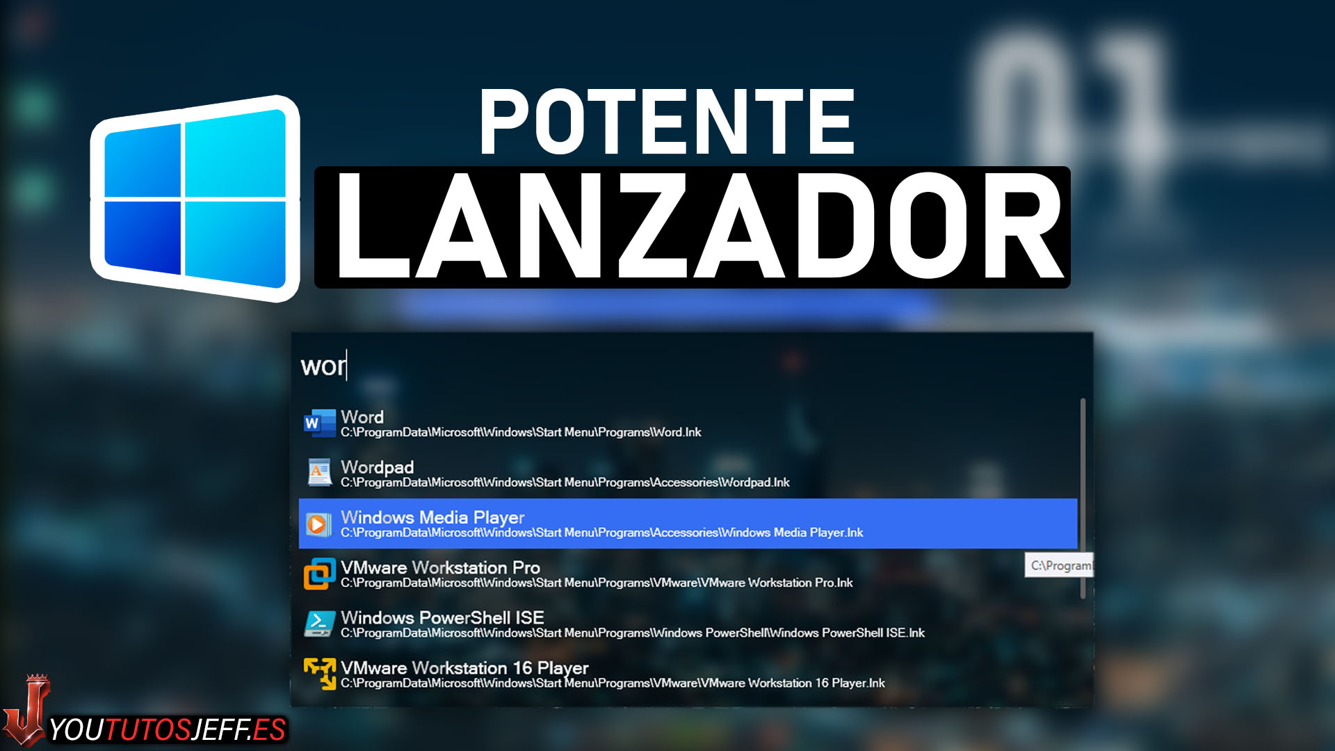 Launcher para Windows 11 🔵 Buscador RAPIDO para PC