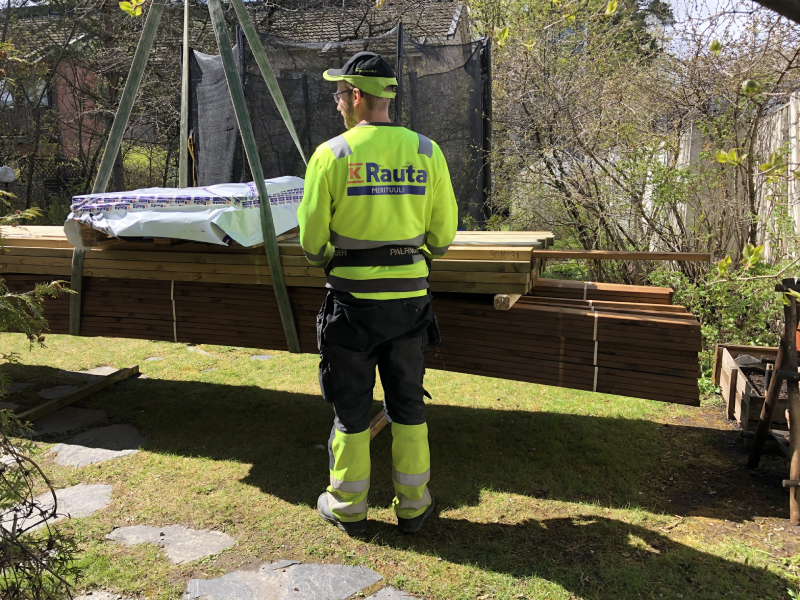 Terassin rakentaminen