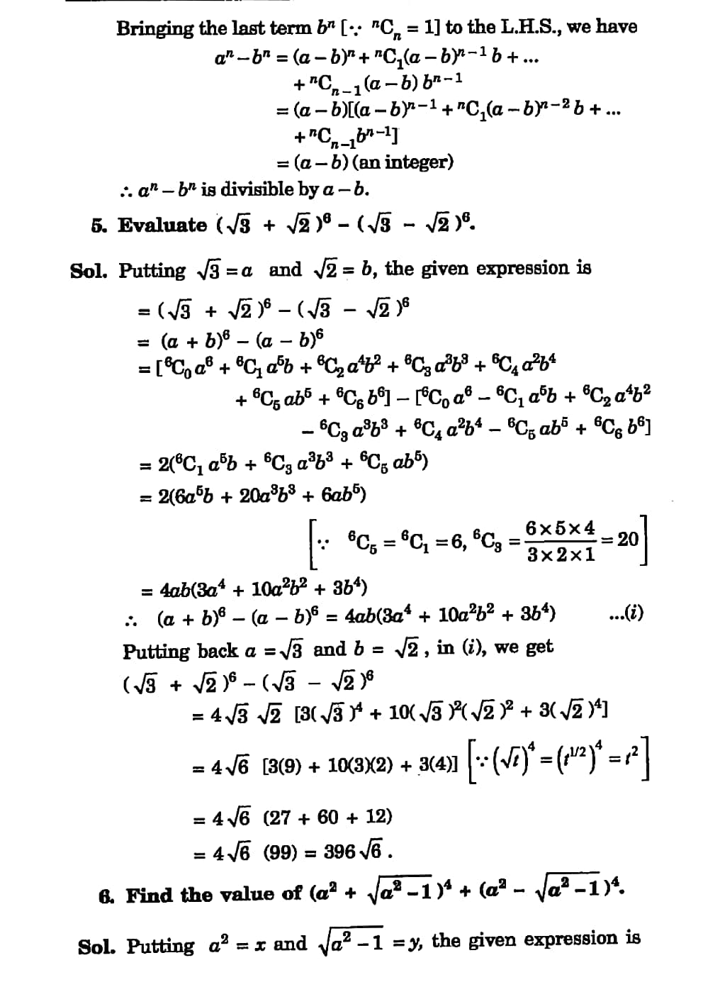 Binomial theorem class 11 math - Studypur