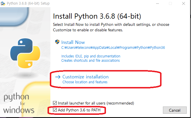Window 환경에서 Python, OpenCV 설치하기 ~ Amos's MEMO