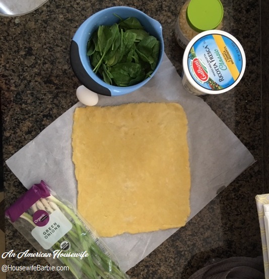 An American Housewife: Low Carb Spinach and Cheese Calizza - Pizza ...