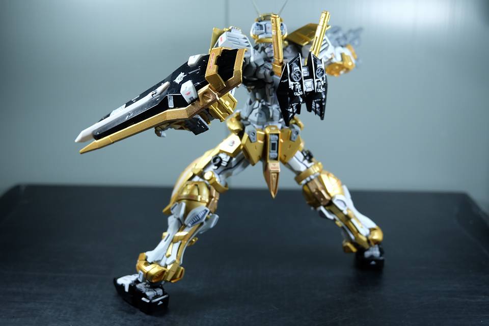 Custom Build: MG 1/100 "Prototype Akatsuki" Gundam Astray Gold Frame