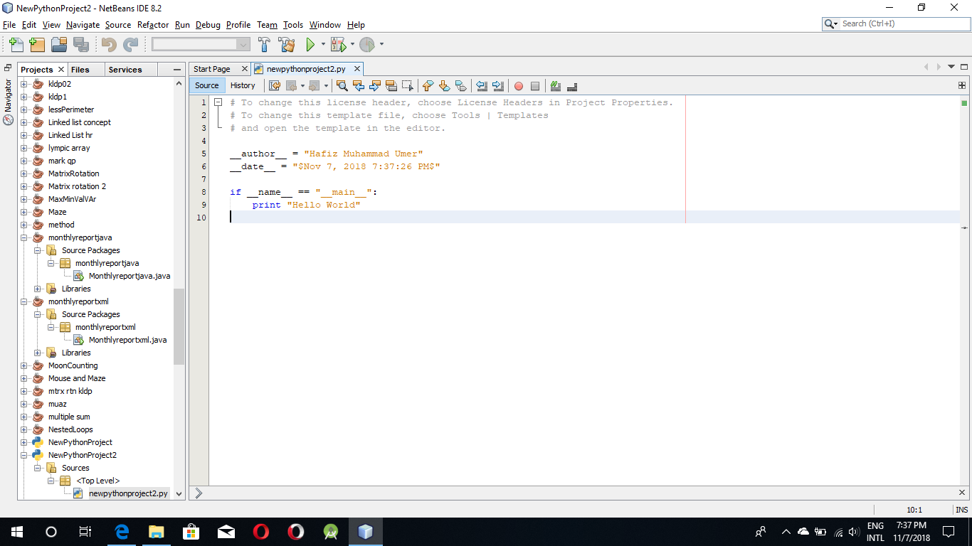 How to use python in NetBeans?