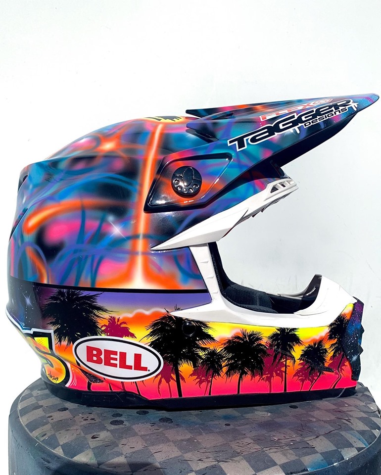 Racing Helmets Garage: Bell Moto-9 Flex K.Bugs 2019 by Tagger Designs