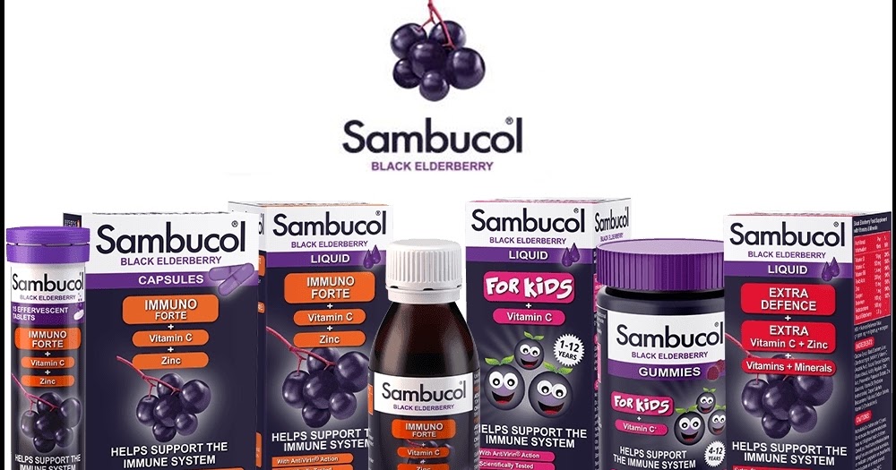 Sambucol Black Elderberry Immune Support.