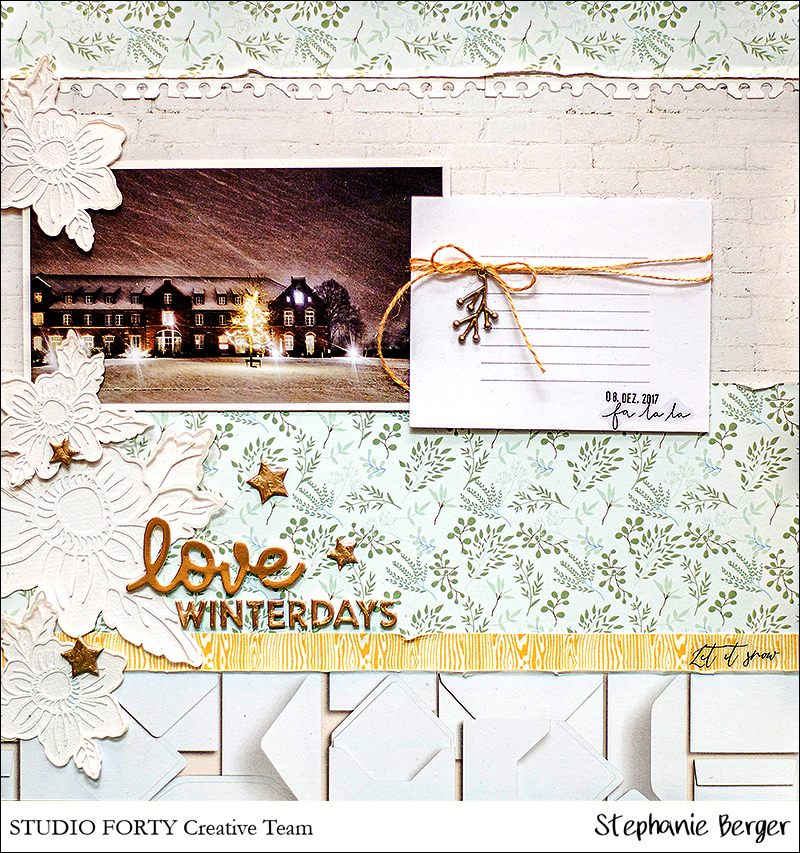Love Winterdays....{Scrapbooking, Studio Forty....}