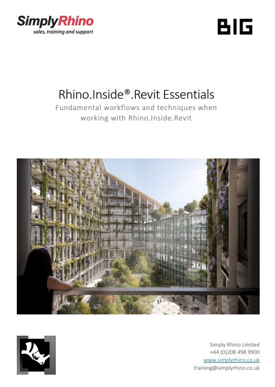 Rhinoニュース etc.: SimplyRhino UK の Rhino.Inside Revit オンライントレーニング