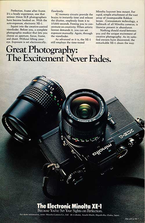 Beautiful Vintage Camera Adverts ~ Vintage Everyday