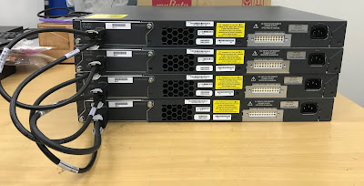 My Network Lab: Stacking a Cisco 2960-X Switch