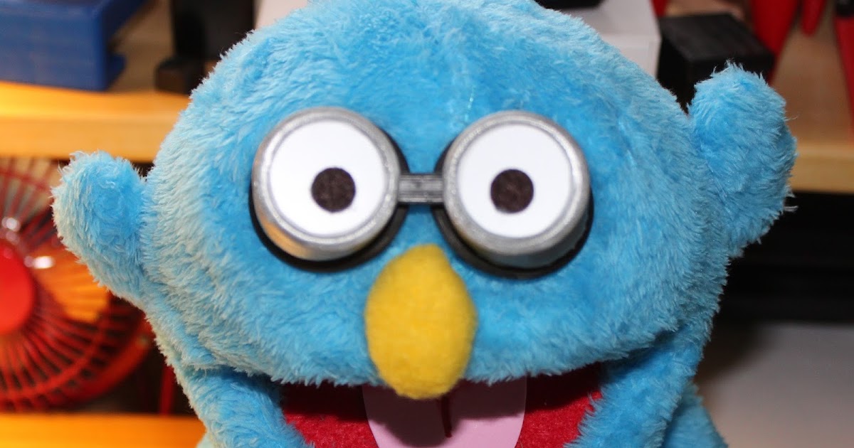 The Tinkers Workshop: Say Hello To "Dexter" My New Muppet Style Puppet!