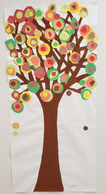 Mrs. Pearce's Art Room : Fall Circle Trees