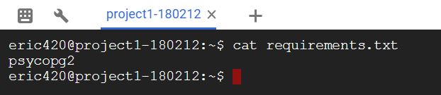 ERIC YANG'S NOTEPAD: GCP - How to create PostgreSQL + Python ...