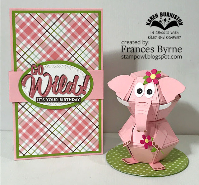 StampOwl's Studio: Pink Elephant Bitty Ball Pop-up