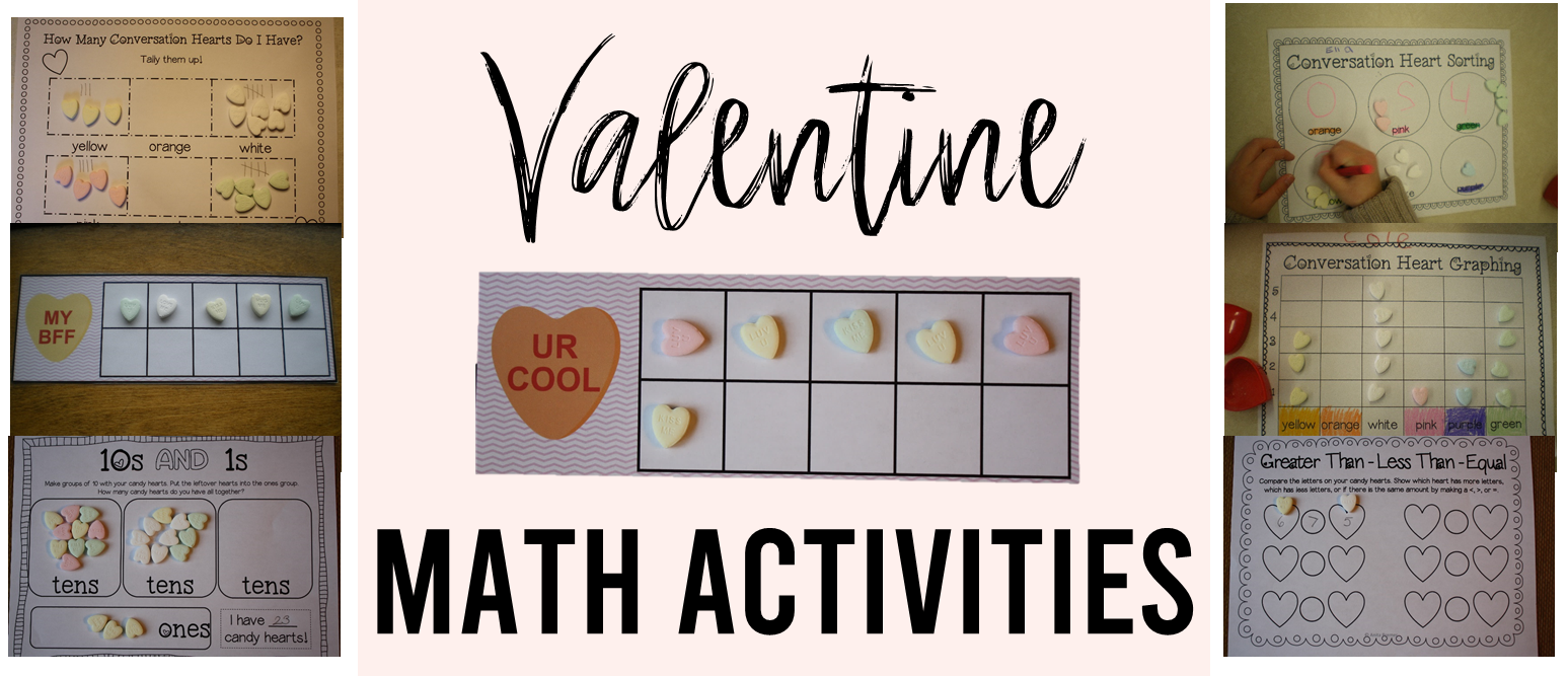Friday Favorites: Valentine's Day Math Activities Using Conversation ...