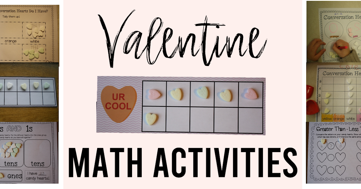 Friday Favorites: Valentine's Day Math Activities Using Conversation ...