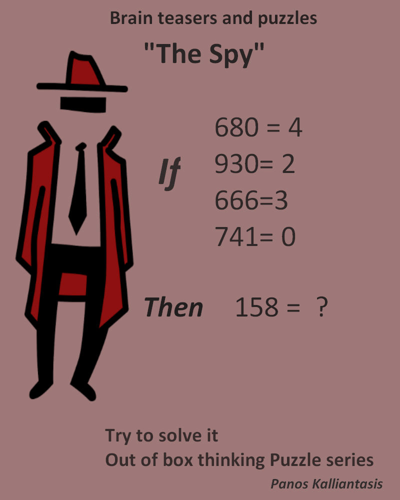 Brain teasers and puzzles: The spy will twist your brain