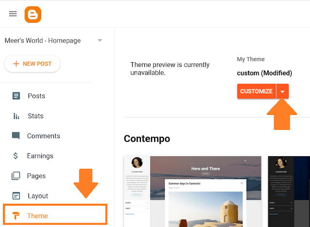 How To Upload New Theme In Blogger - Step By Step
