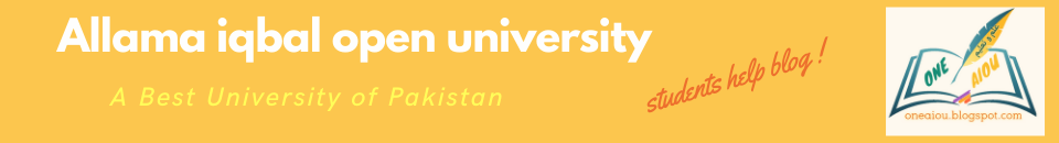 AIOU - Allama Iqbal Open University admissions exam result and tutors ...