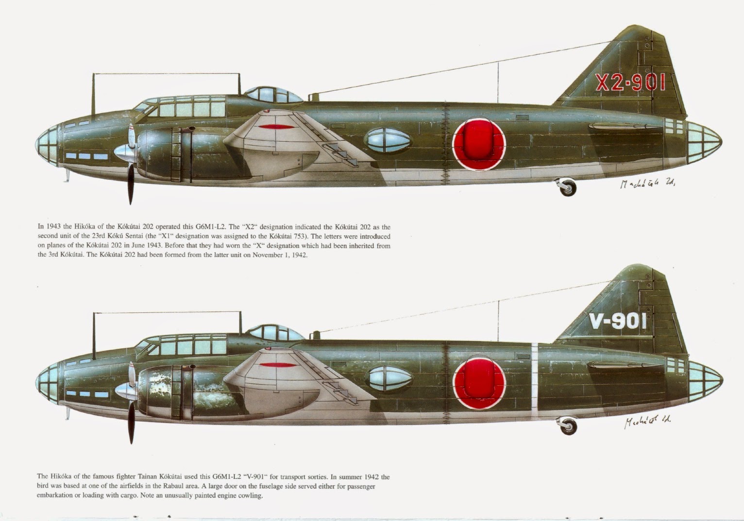 Japanese Aircraft of WWII: Mitsubishi G4M Part II