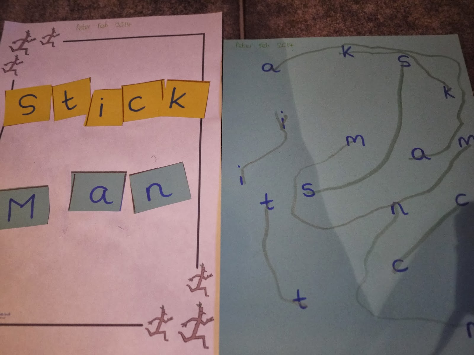 Dancing In The Mud: Stick Man activities