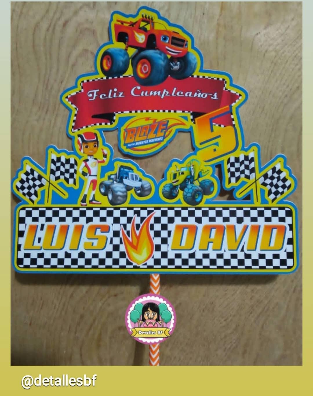 Topper Blaze and The Monster Machine Luis David - Mis Toppers Tus Toppers