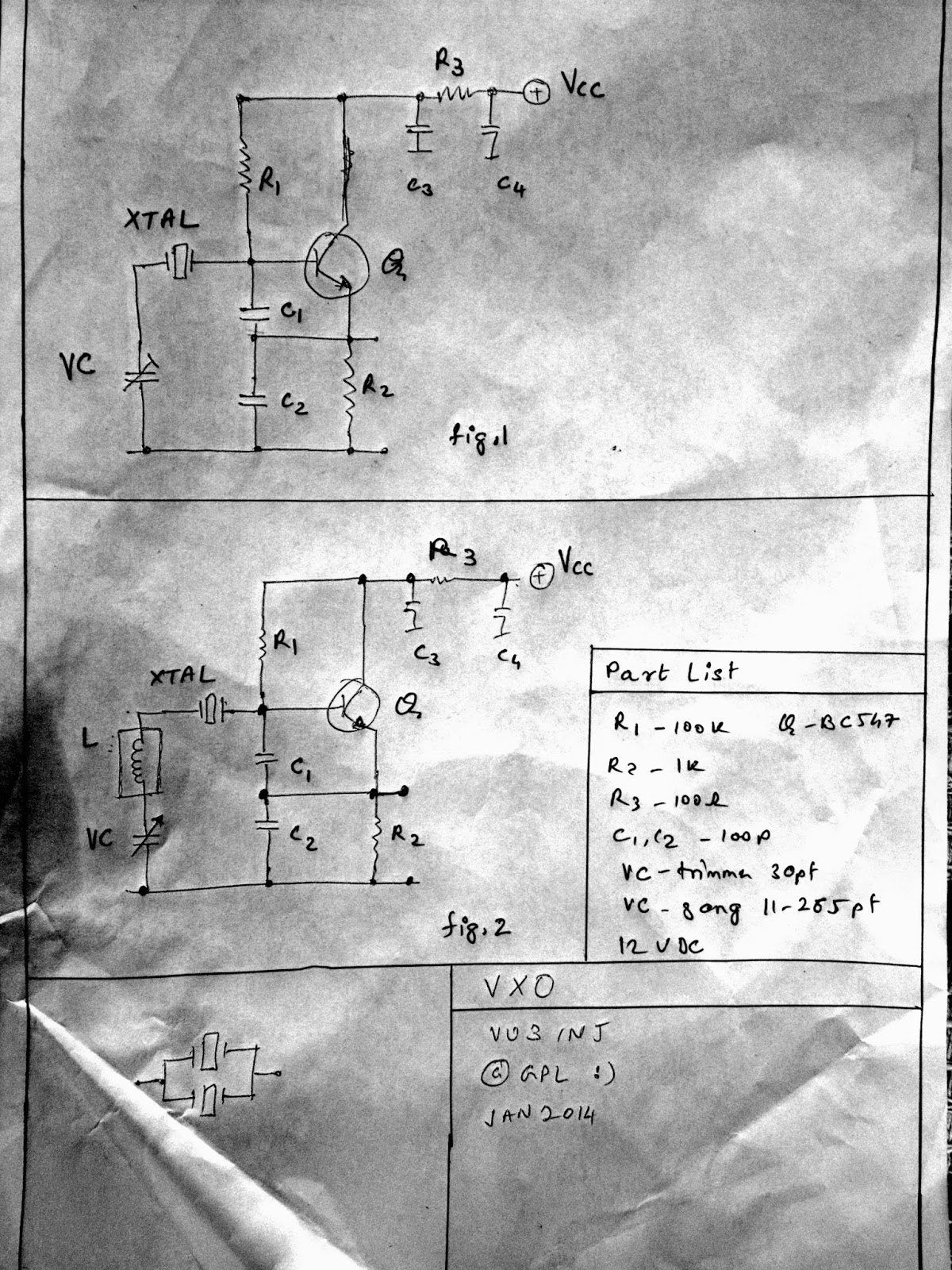 INDRAJITSINH: VXO, XTAL OSC