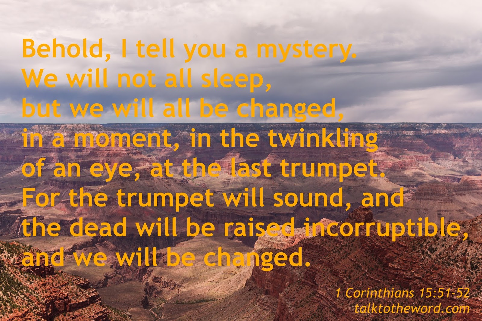 1 Corinthians 15:51-52