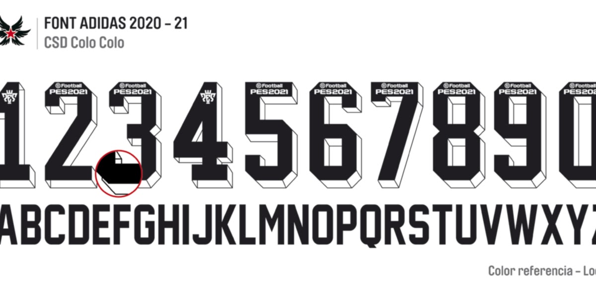 TIPOGRAFIAS Y FONTS: Font CSD Colo Colo / ADIDAS 2021