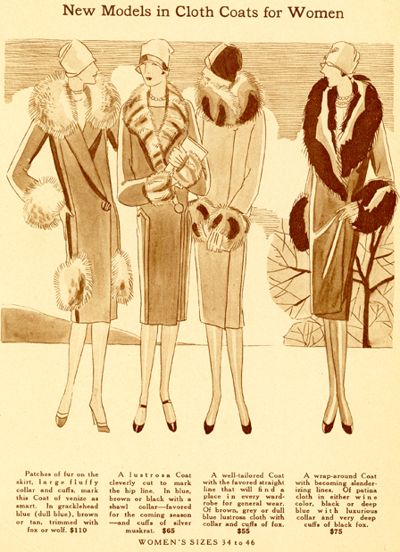 Vanhoja mainoksia: Naisten muotia 1926