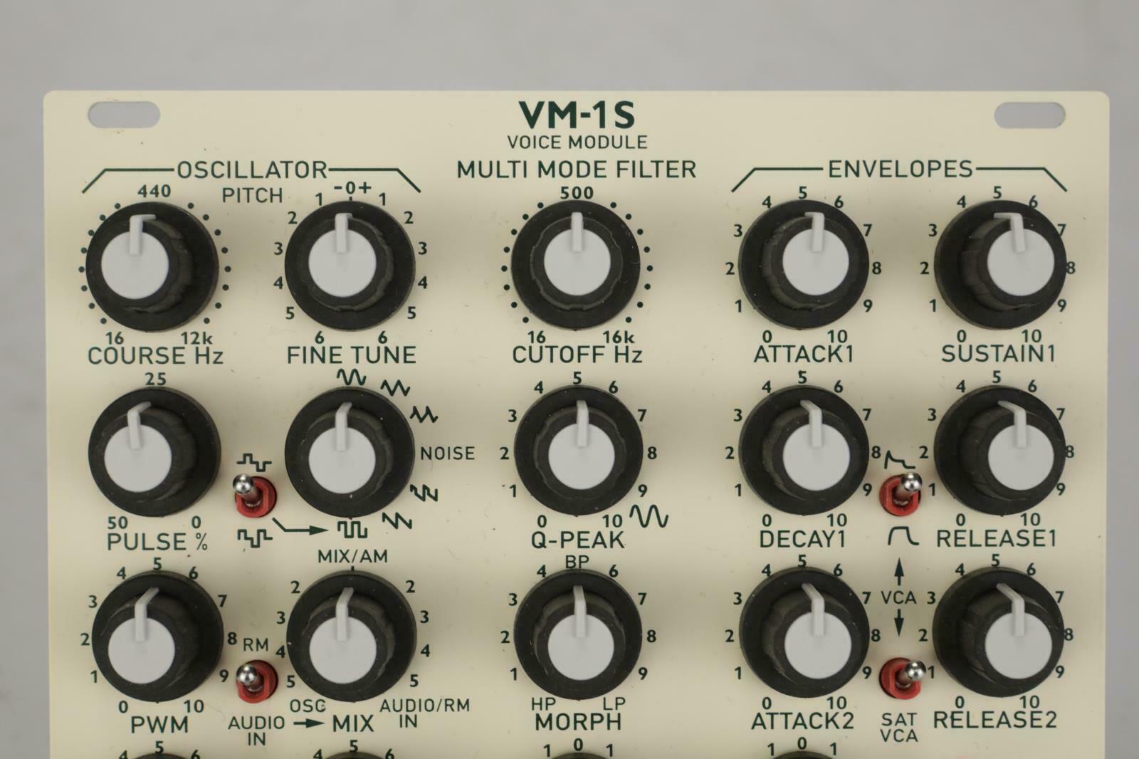 MATRIXSYNTH: Cwejman VM-1S Analog Synth Voice Eurorack Module - Cream White