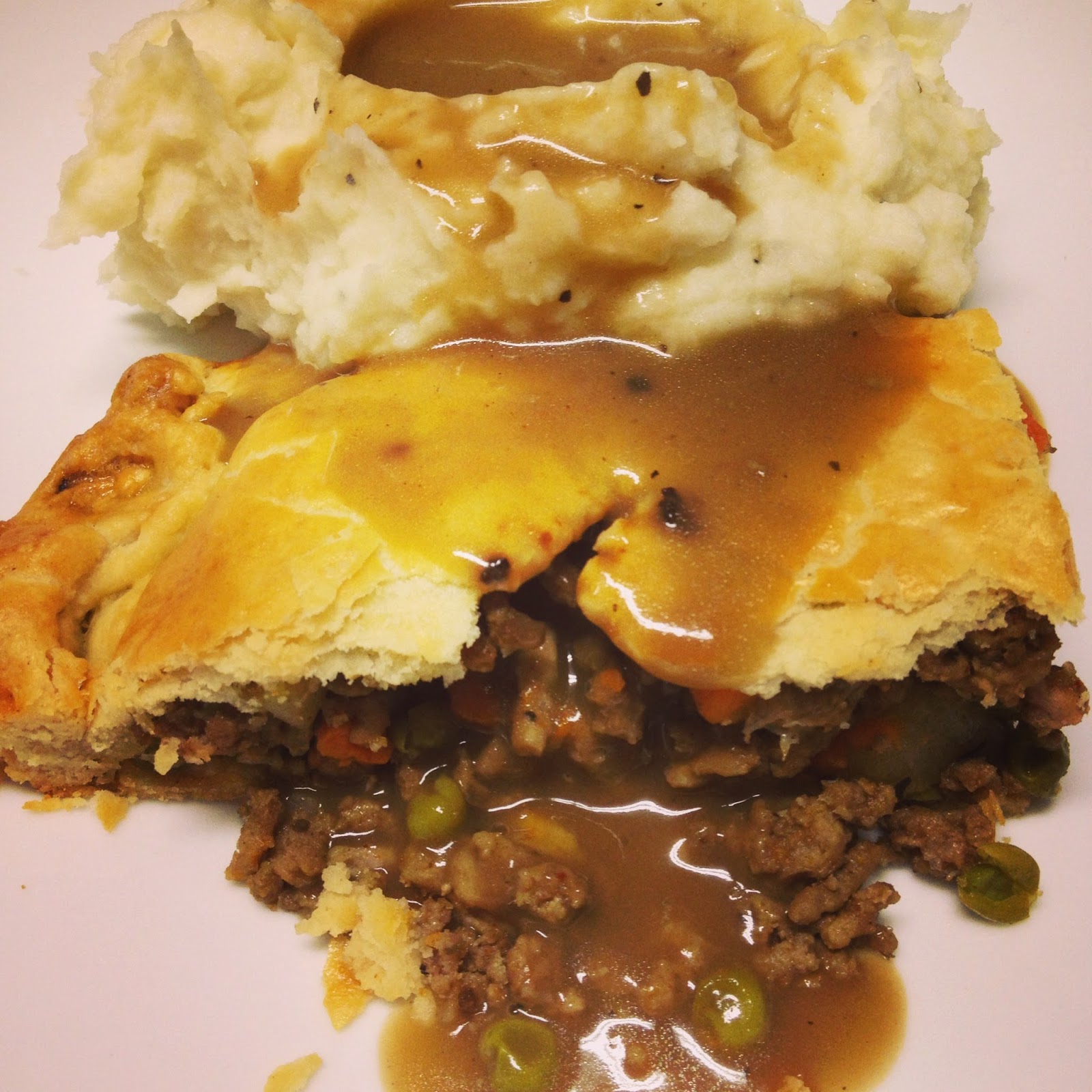 Tracy Cooks in Austin: Meat pie This is my free form meat pie for lunch ...