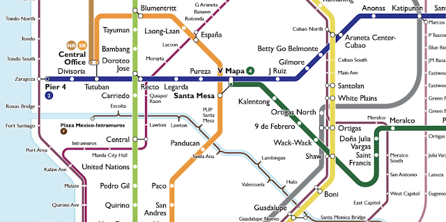 Nag-level up talaga! Here's the new Metro Manila train system looking ...