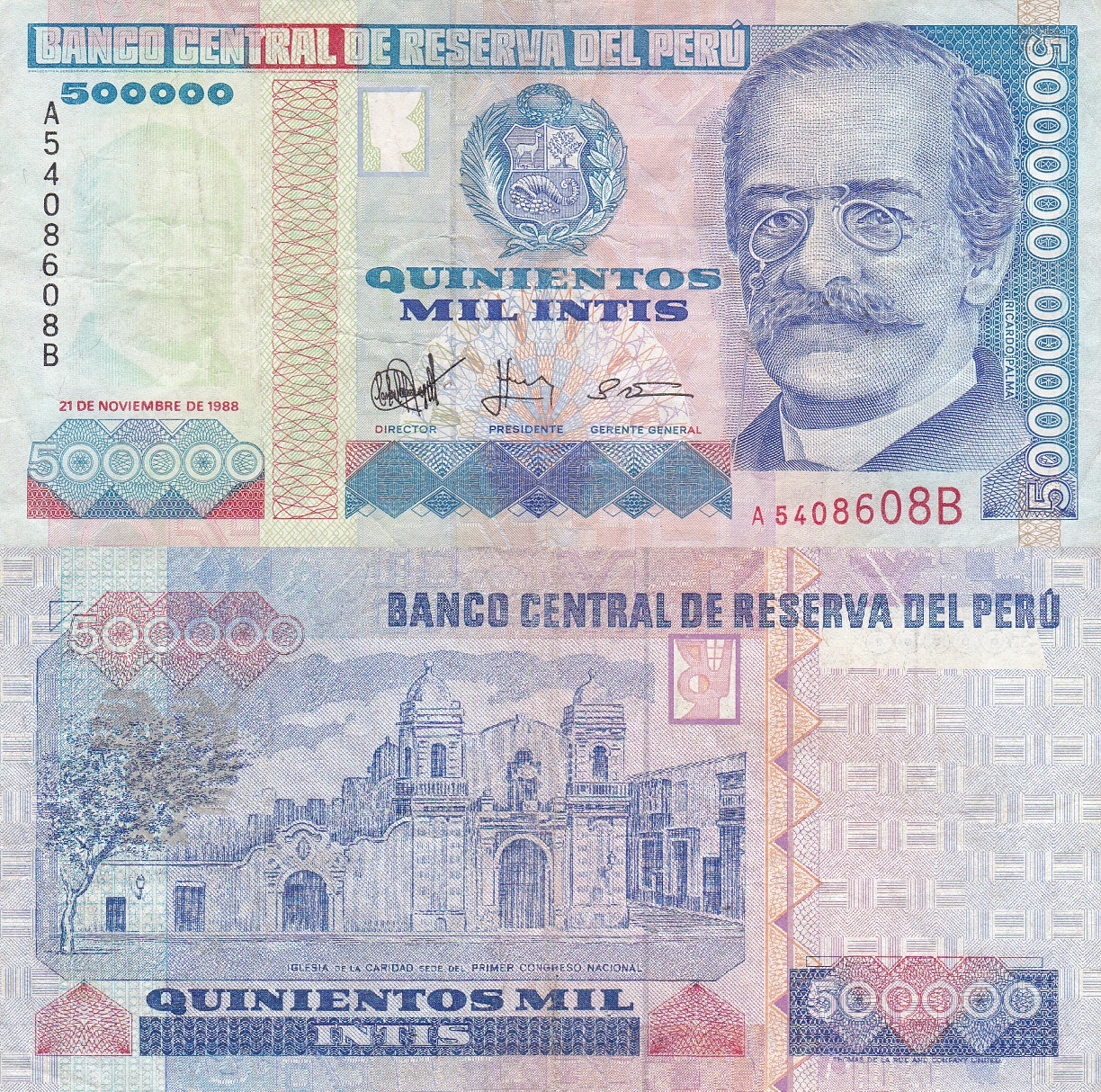 MI COLECCIÓN DE MONEDAS Y BILLETES: PERU - INTIS (1985 - 1991)