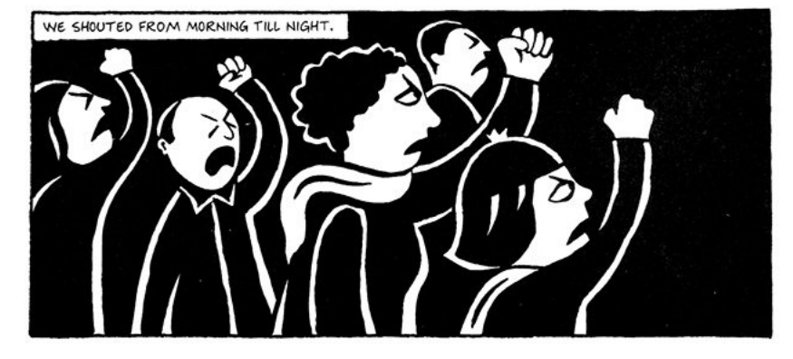 The world of AN D!: Marjane Satrapi in Persepolis