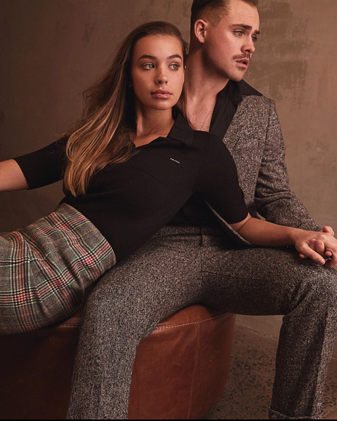 Dacre Montgomery & Liv Pollock para Harper's Bazaar Kazajastán Agosto 2020