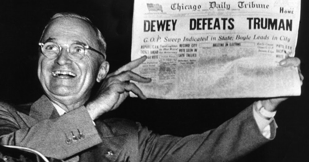 A History of Polling - 1948 - Dewey Defeats Truman