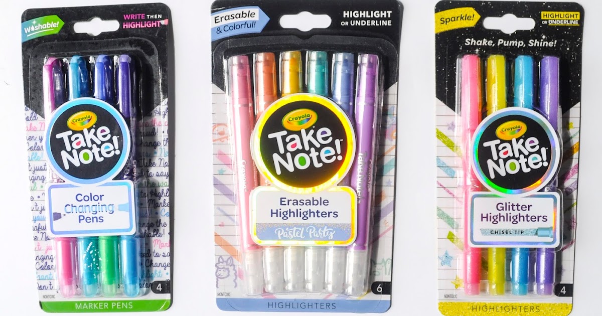 2020 Crayola Take Note! | Jenny's Crayon Collection