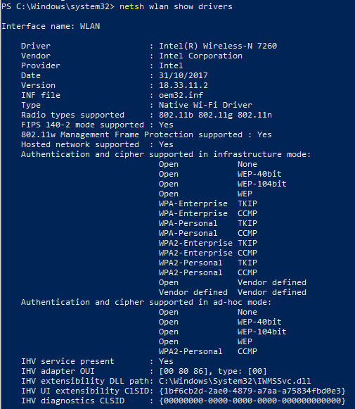 My WLAN notes: Using Netsh for Wi-Fi Troubleshooting