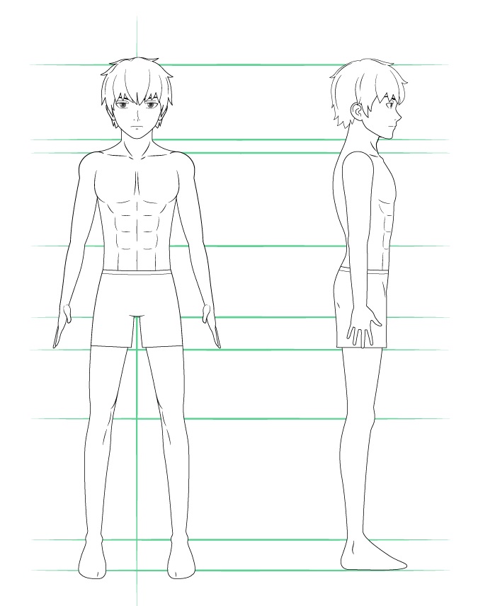 √ 5 Langkah Cara Menggambar Sketsa Anime Laki-Laki - Anidraw