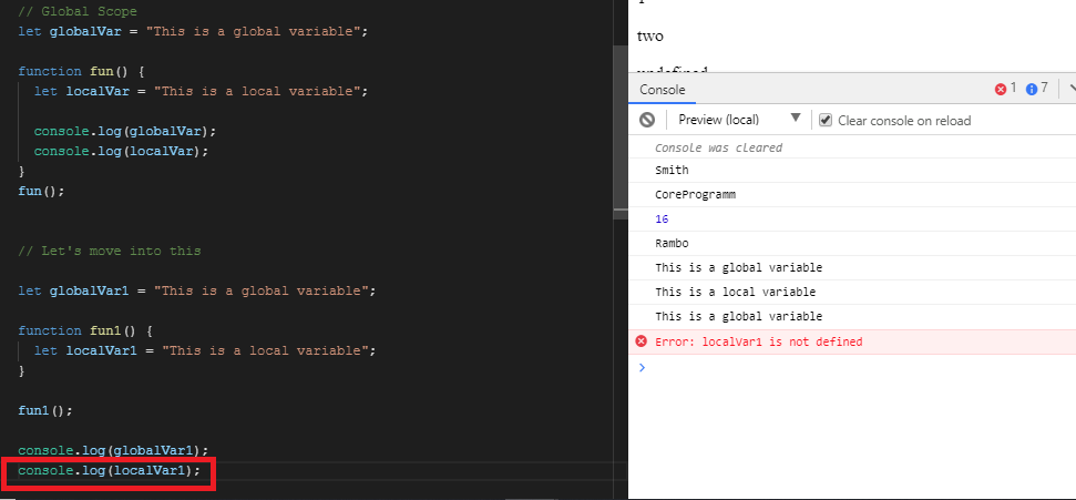 Variable In Javascript Coreprogram