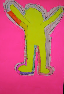 Mrs. Manzella's Student Gallery: 1ST GRADE: KEITH HARING ACTION FIGURES