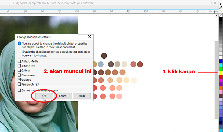 Tutorial vector hijab Coreldraw | Part 1 - metrocode21