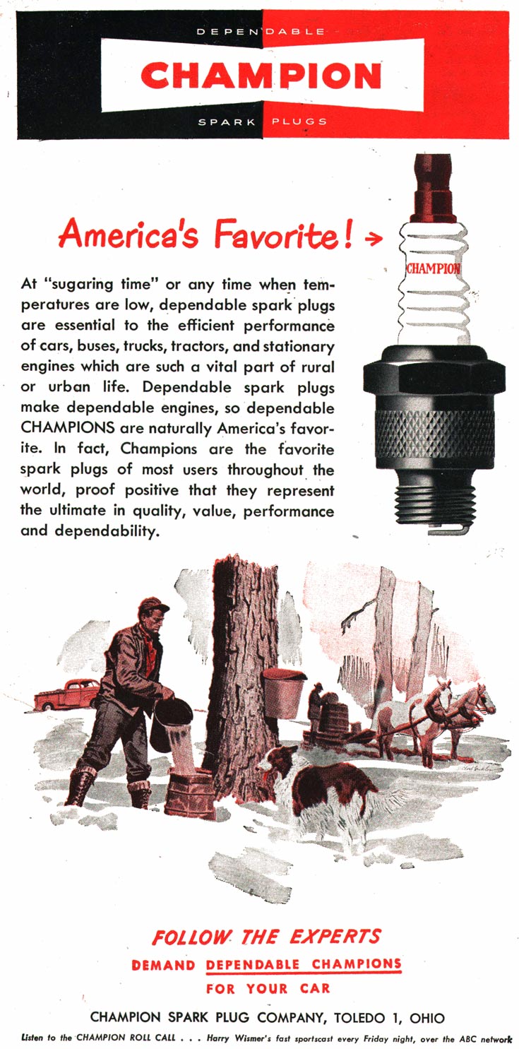 Pellucidar Offerings 3: Champion Spark Plug Ads